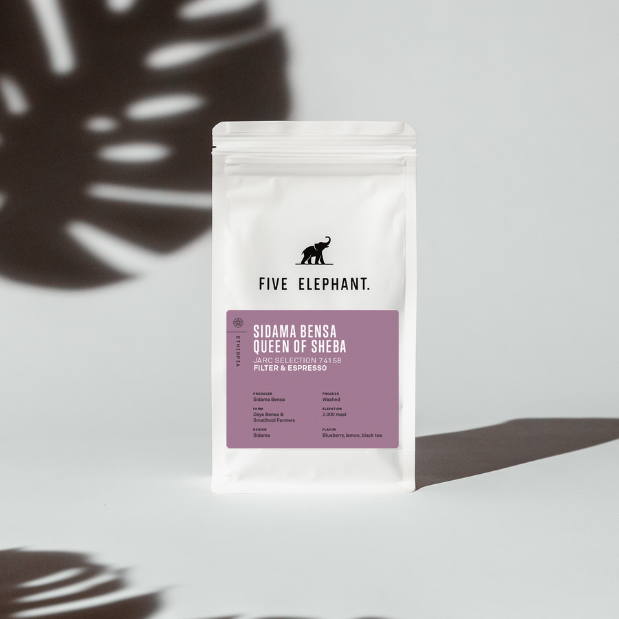 ETHIOPIA Queen Of Sheba – Filter & – Espresso | Five Elephant.